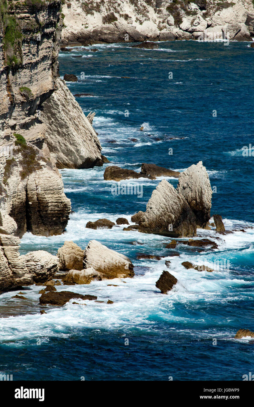 The cliffs of Bonifacio Stock Photo - Alamy