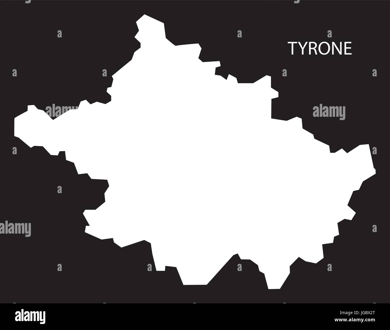 Tyrone area Stock Vector Images - Alamy