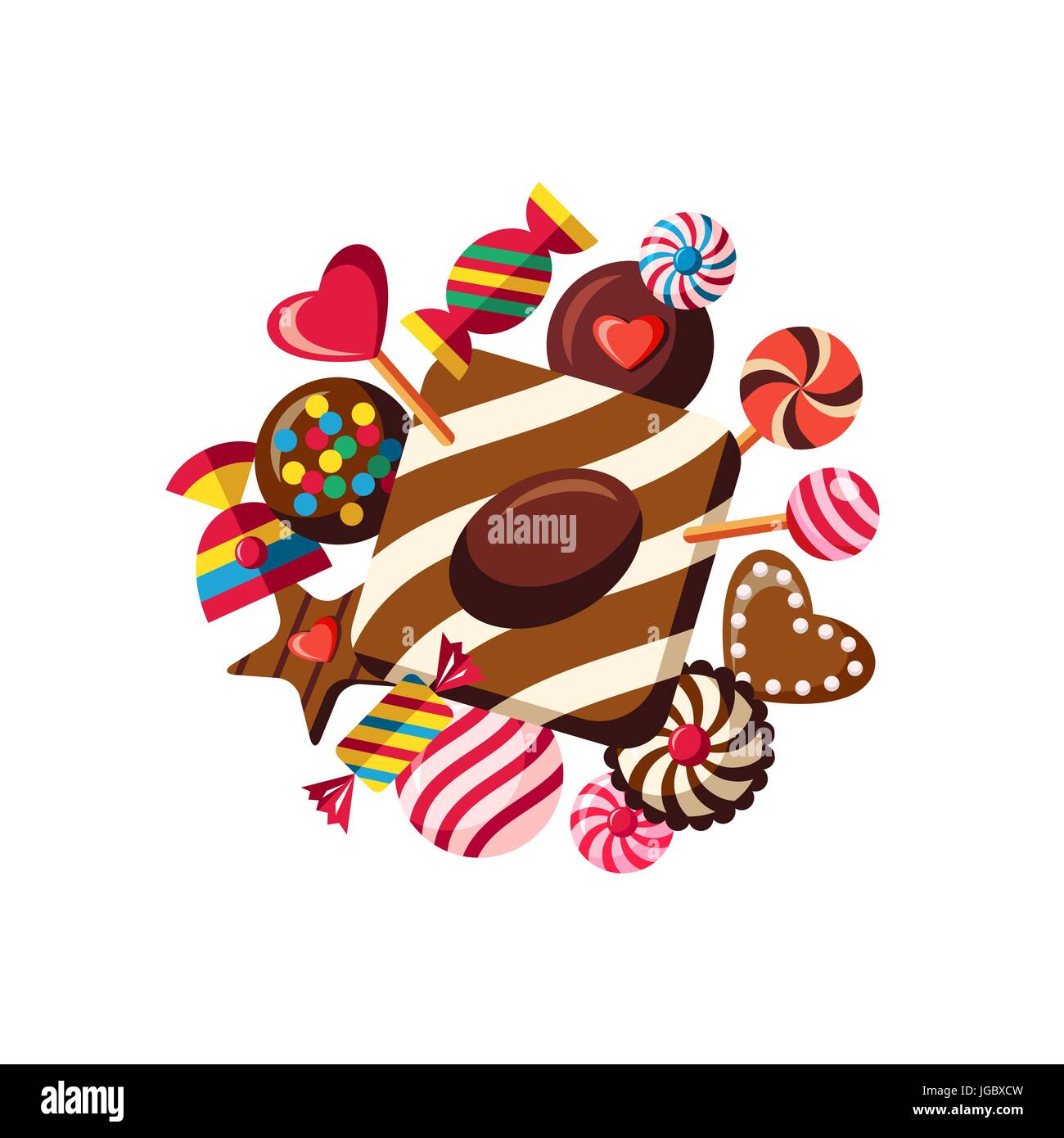Sweety vector vectors hi-res stock photography and images - Alamy