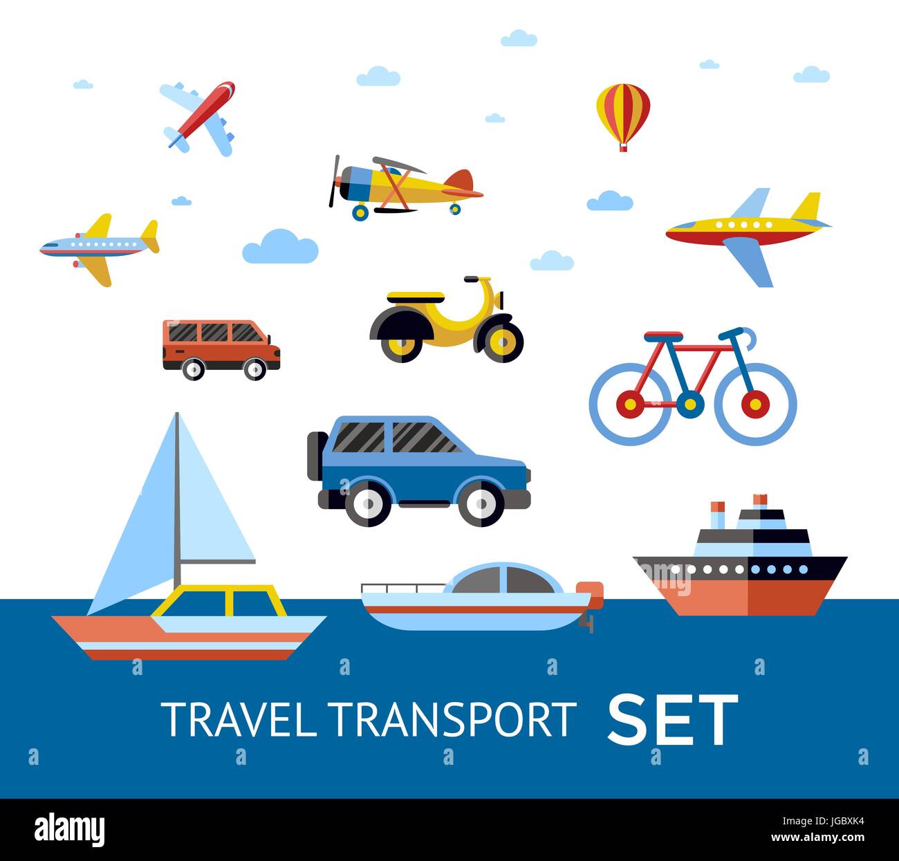 Red jet ferry Stock Vector Images - Alamy