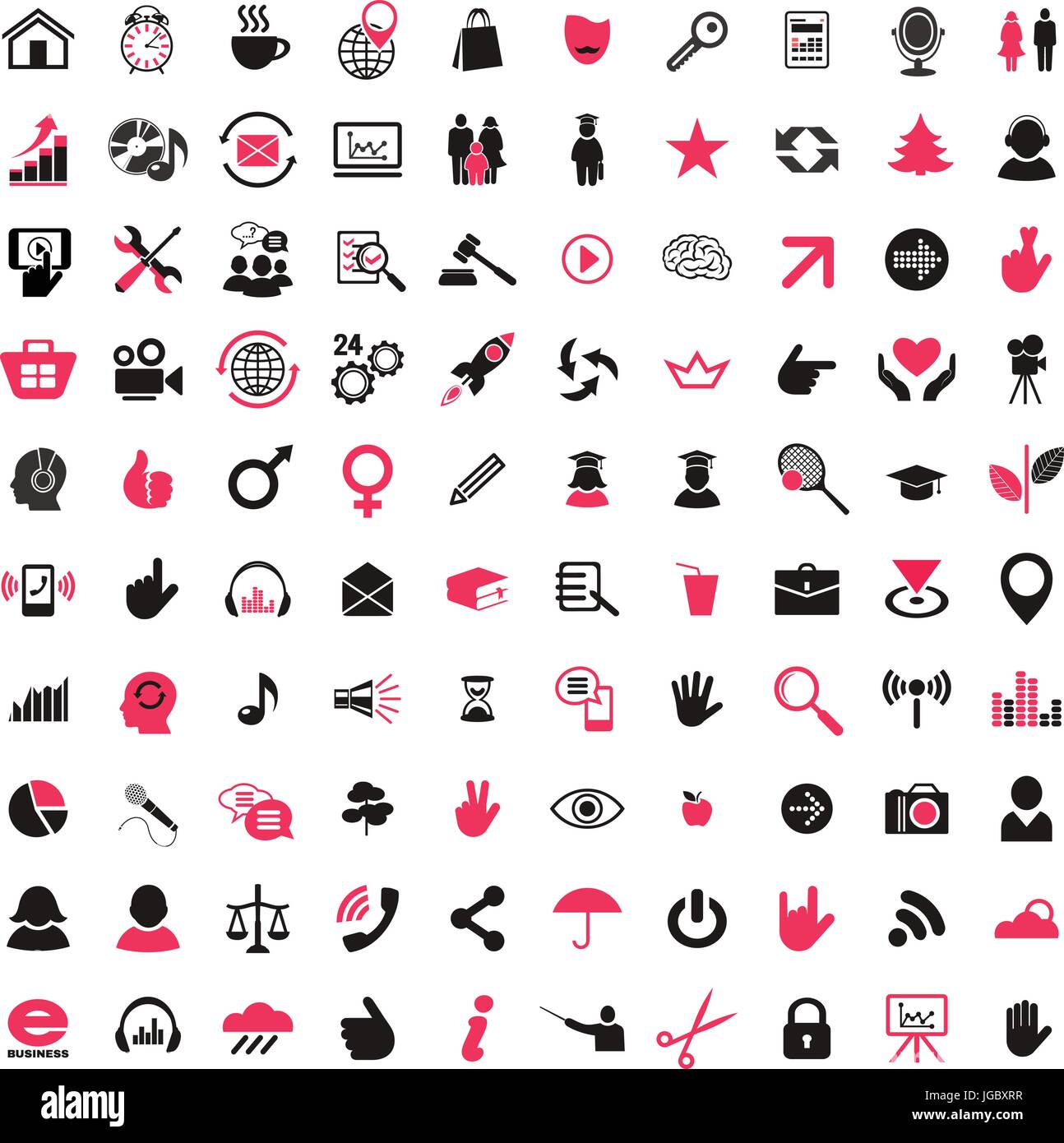 Free Red Business Icons