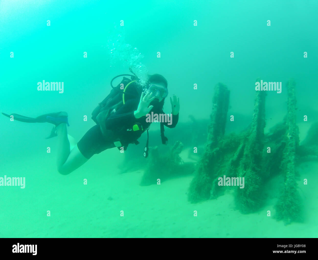 Mediterranean sea deep dive hi-res stock photography and images - Alamy