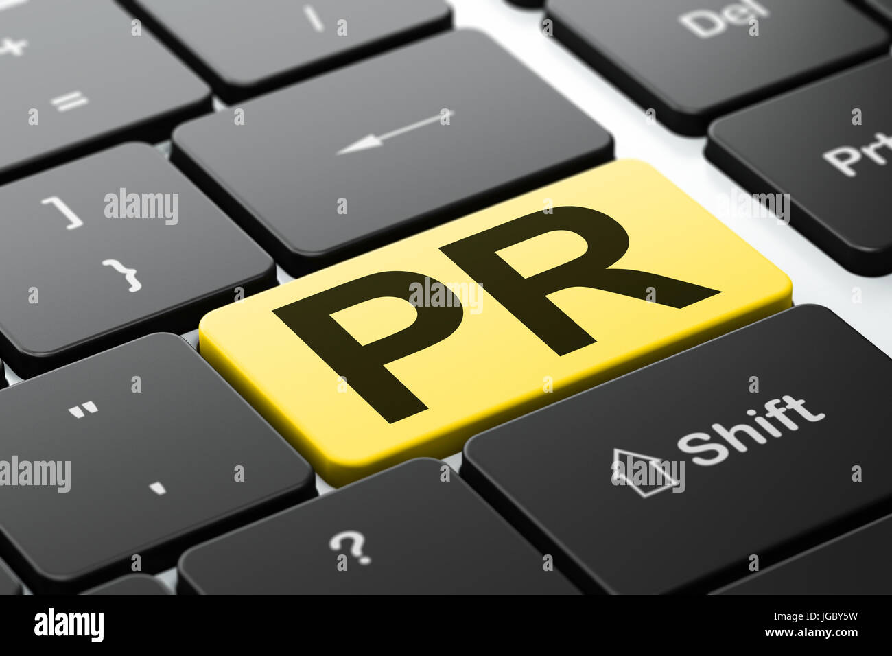 Marketing concept: PR on computer keyboard background Stock Photo - Alamy