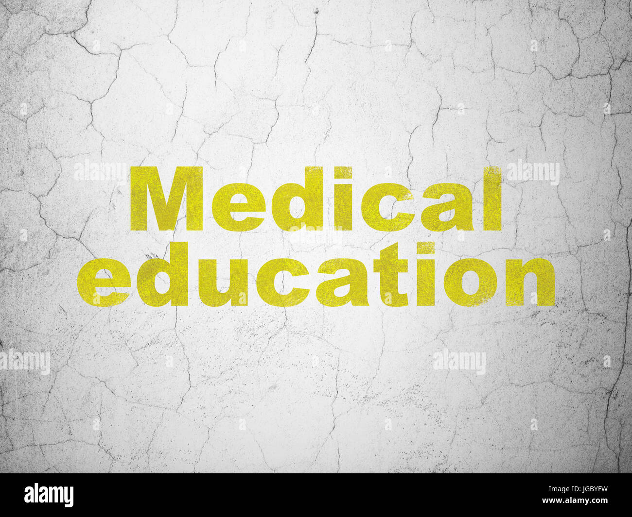 Learning concept: Medical Education on wall background Stock Photo - Alamy