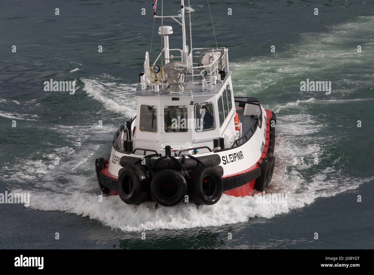 Sleipnir tug boat in Akureryi Iceland Stock Photo - Alamy