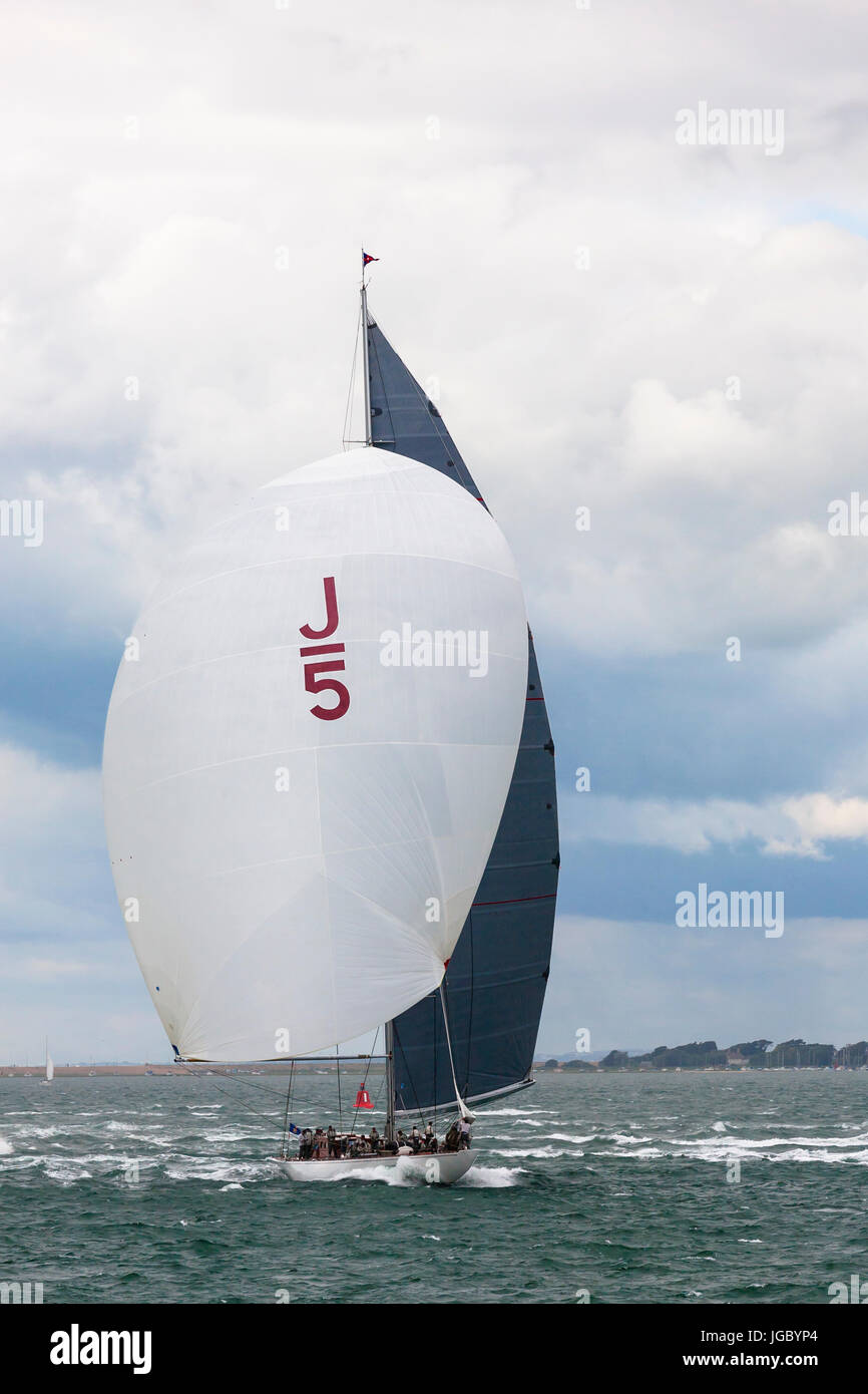 J class america's cup hi-res stock photography and images - Alamy