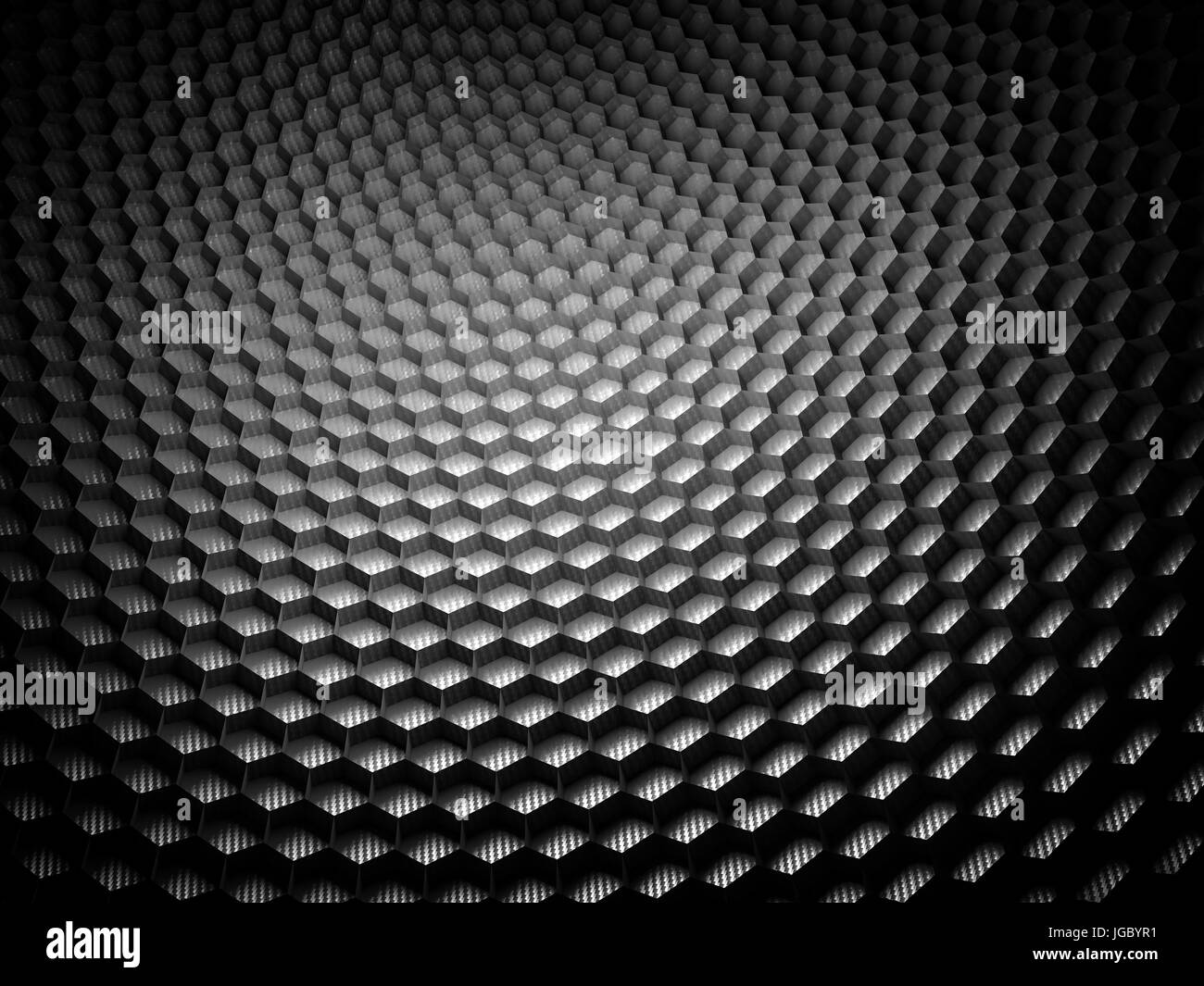 hexagon carbon fiber background 3d rendering image Stock Photo - Alamy