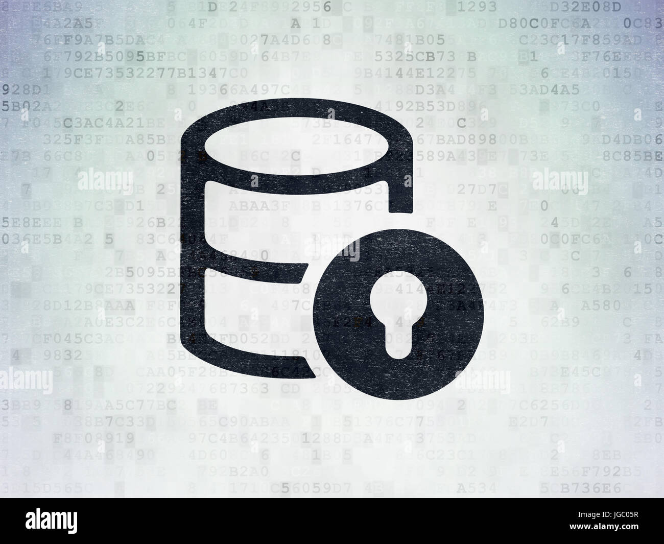 Programming concept: Database With Lock on Digital Data Paper ...