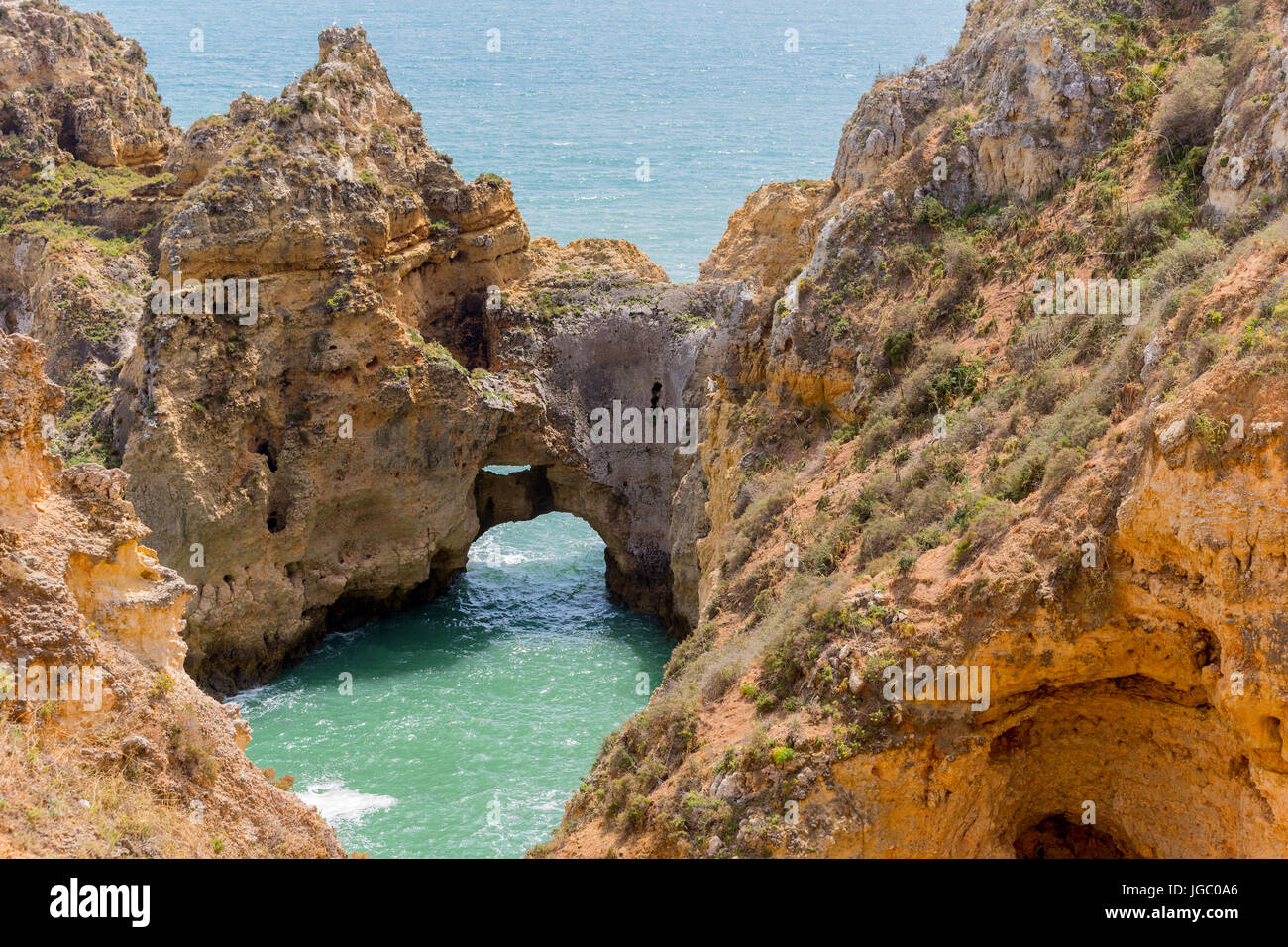 Cliffs of Ponta da Piedade, Lagos, Algarve, Portugal Stock Photo - Alamy