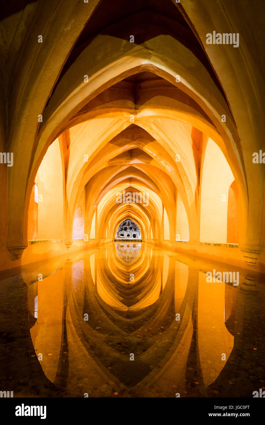 Baths of alcazar seville hi-res stock photography and images - Alamy