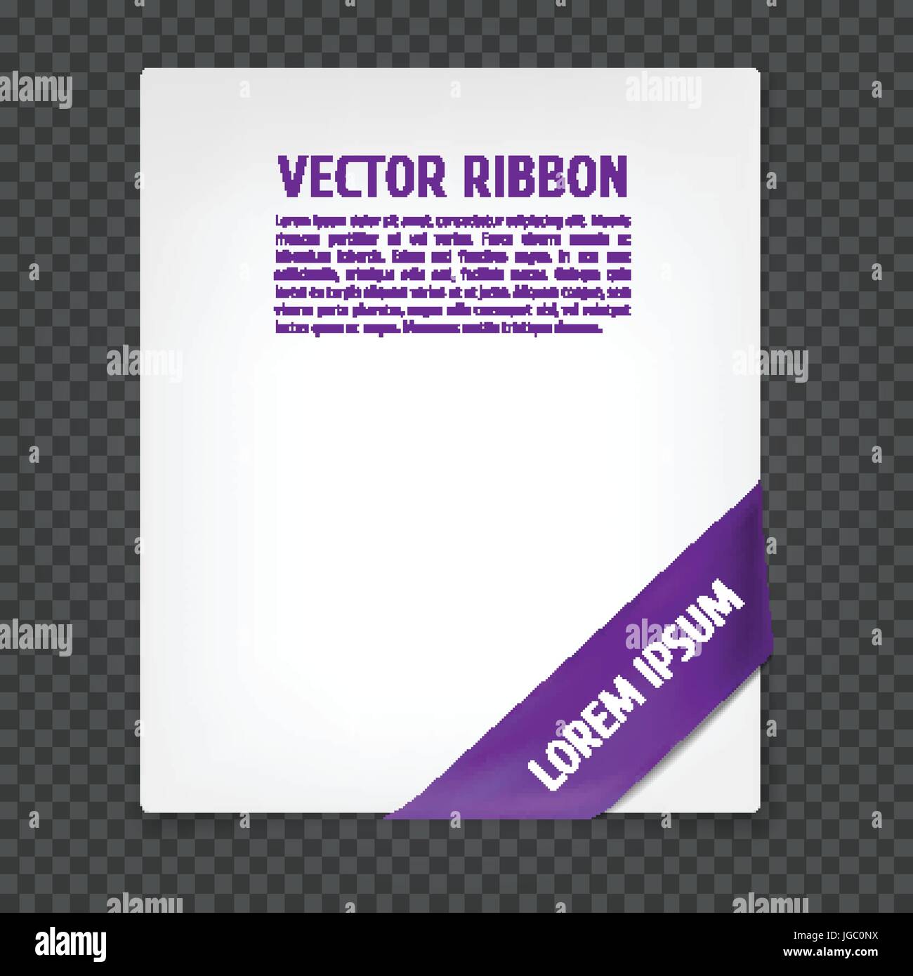 Corner vector ribbon Stock Vector Image & Art - Alamy