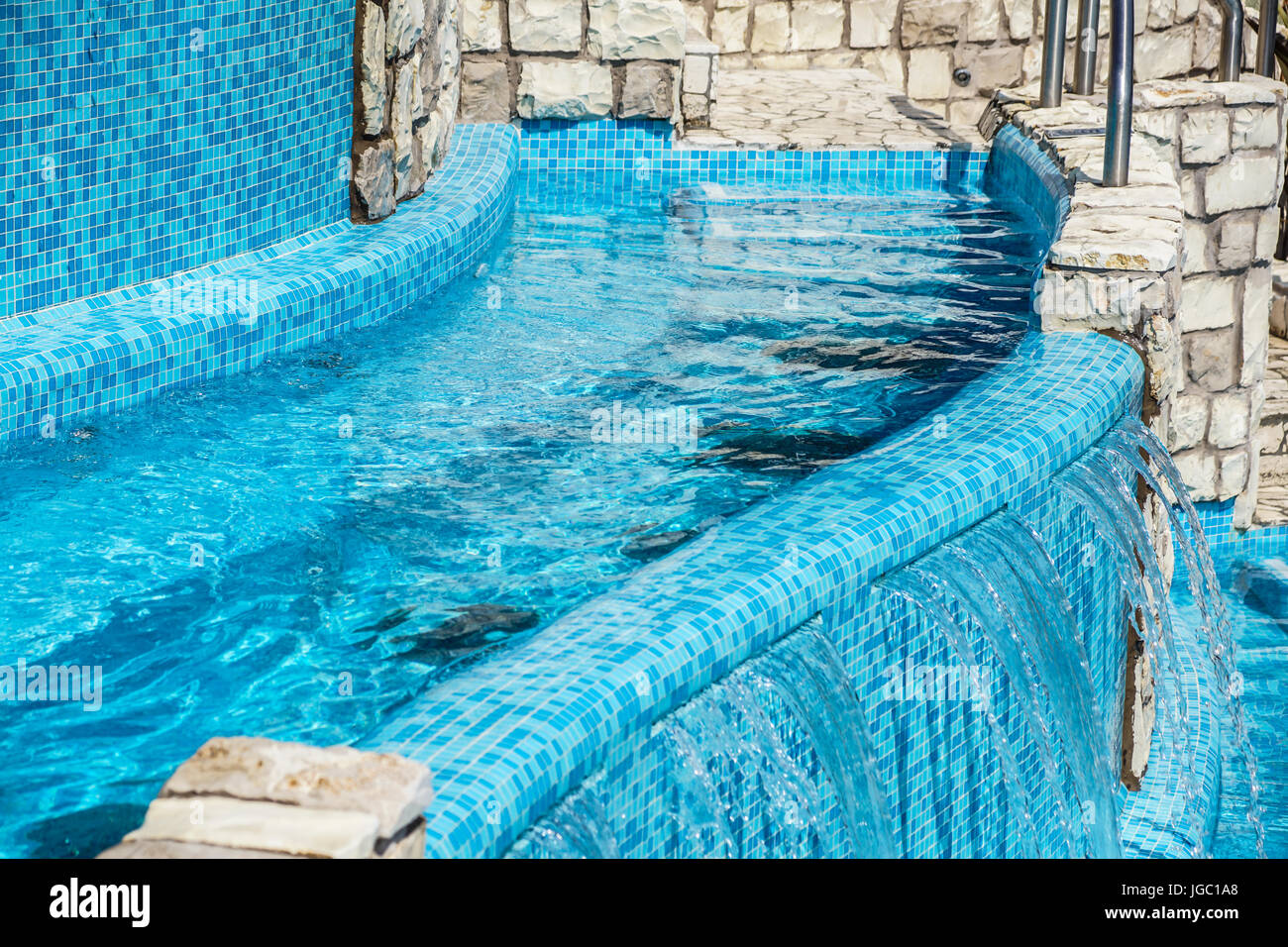 detail of beautiful swimming pool edge Stock Photo - Alamy