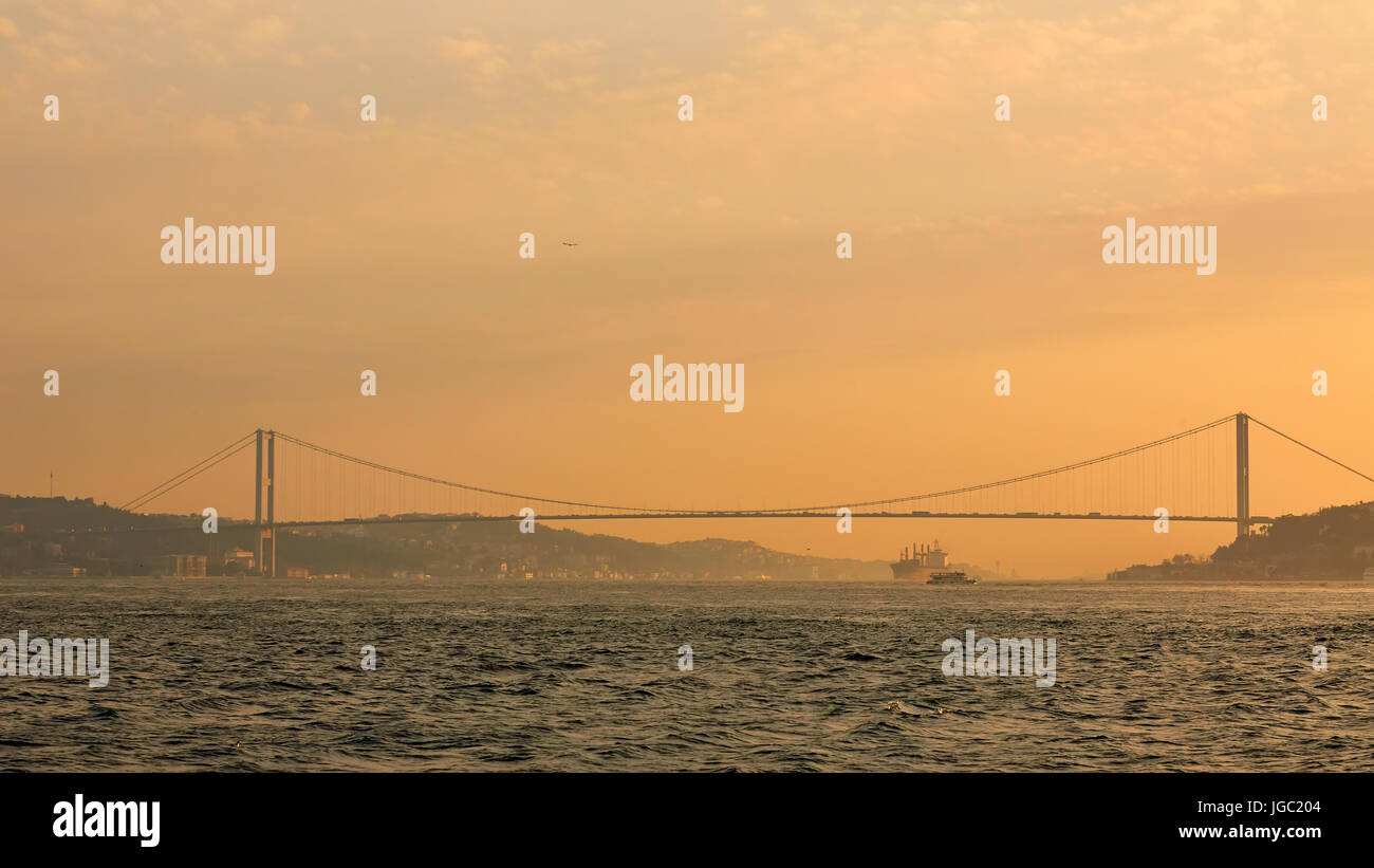 The Bosphorus Bridge connecting Europe and Asia Stock Photo - Alamy
