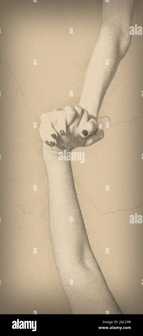 Outstretched hands supporting hi-res stock photography and images - Alamy