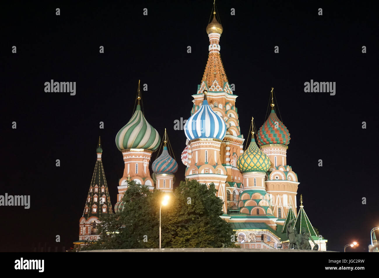 Red Square, Kremlin, Moscow at night Stock Photo - Alamy
