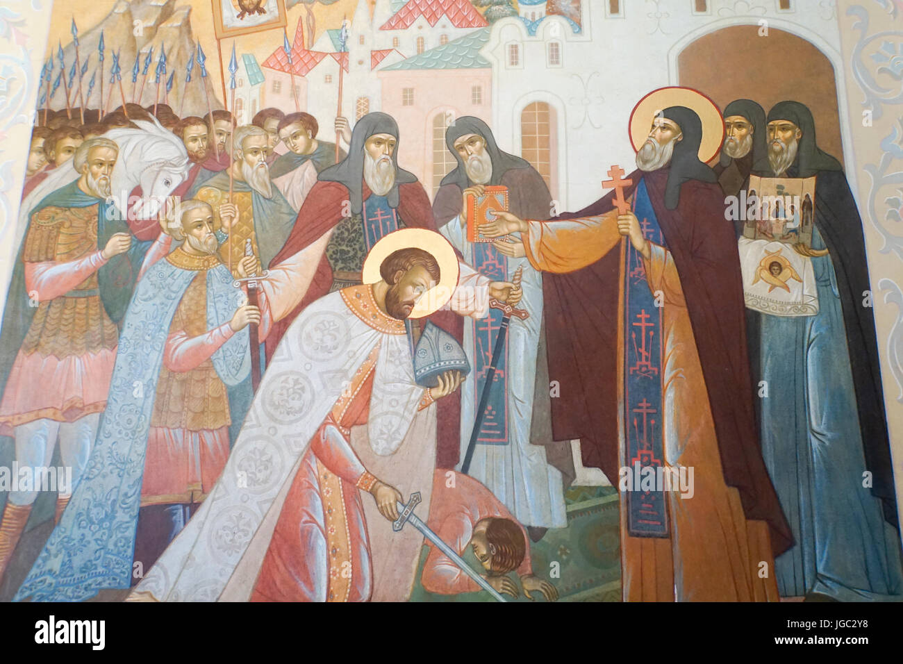 Novospassky Monastery (New monastery of the Saviour), Moscow, Russia ...