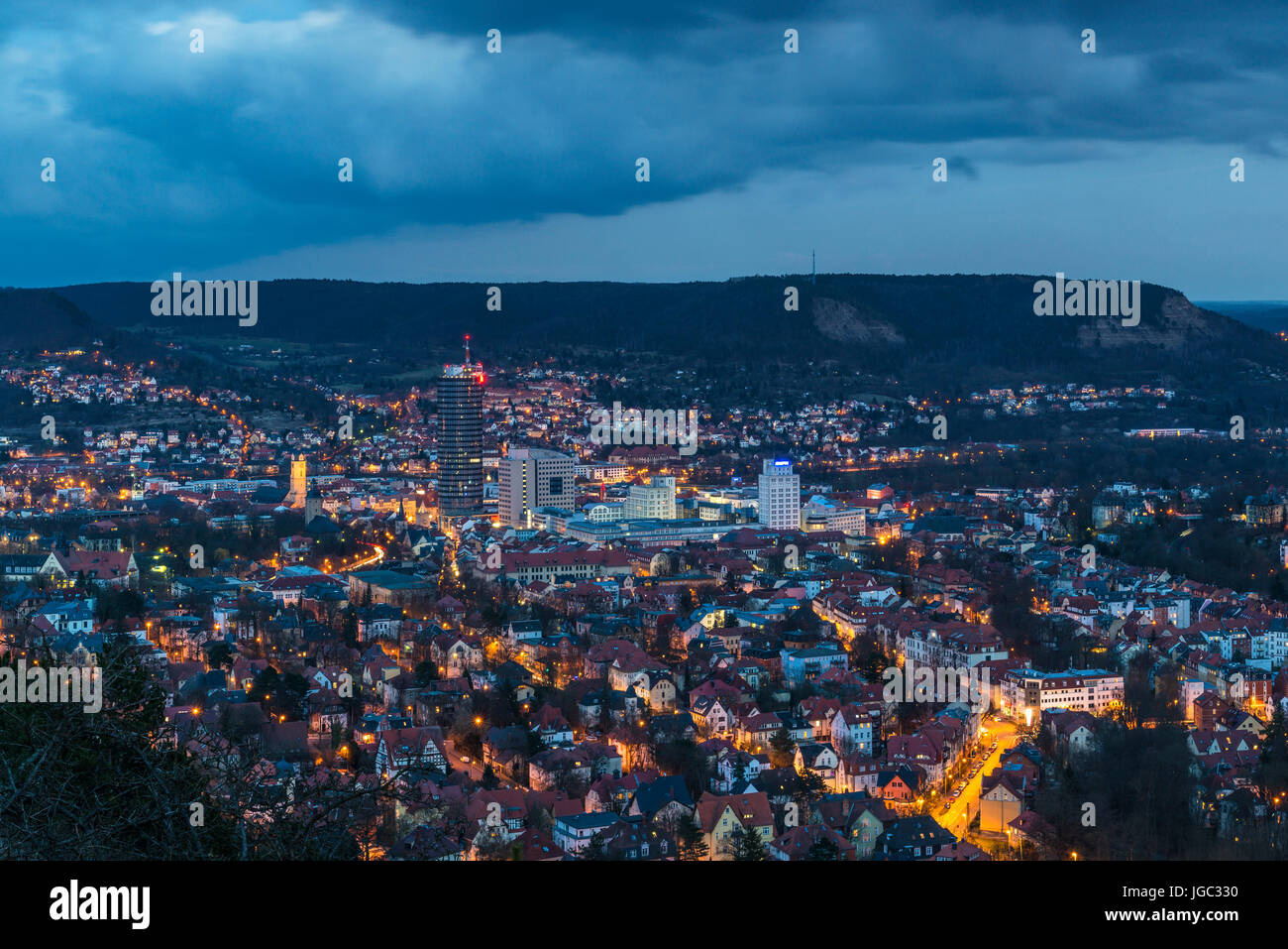 Thunderstorm over Jena, Thuringia, Germany Stock Photo - Alamy