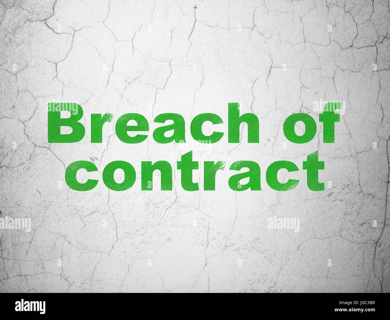 Law concept: Breach Of Contract on wall background Stock Photo - Alamy