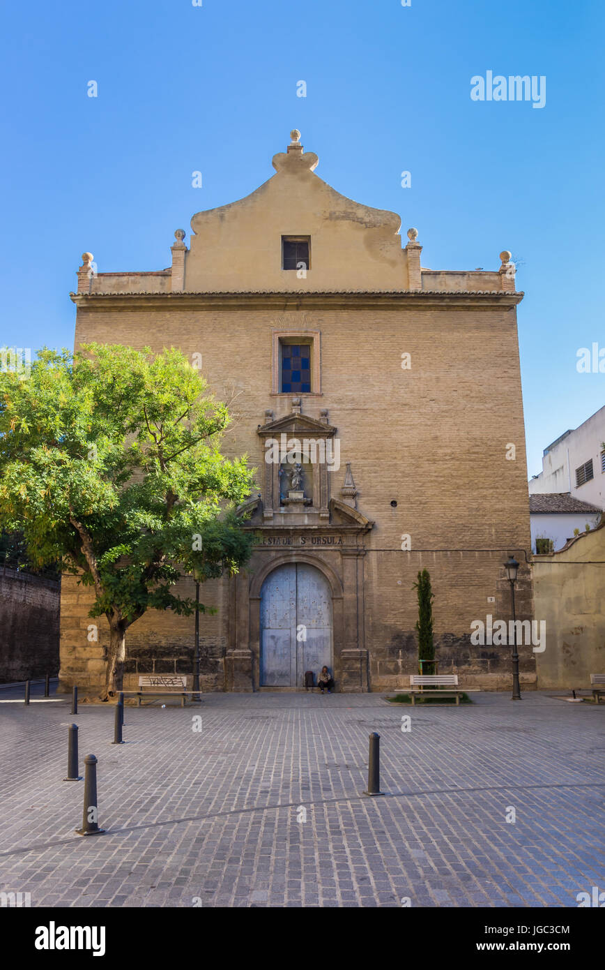 Santa Ursula Church in the center of Valencia, Spain Stock Photo - Alamy