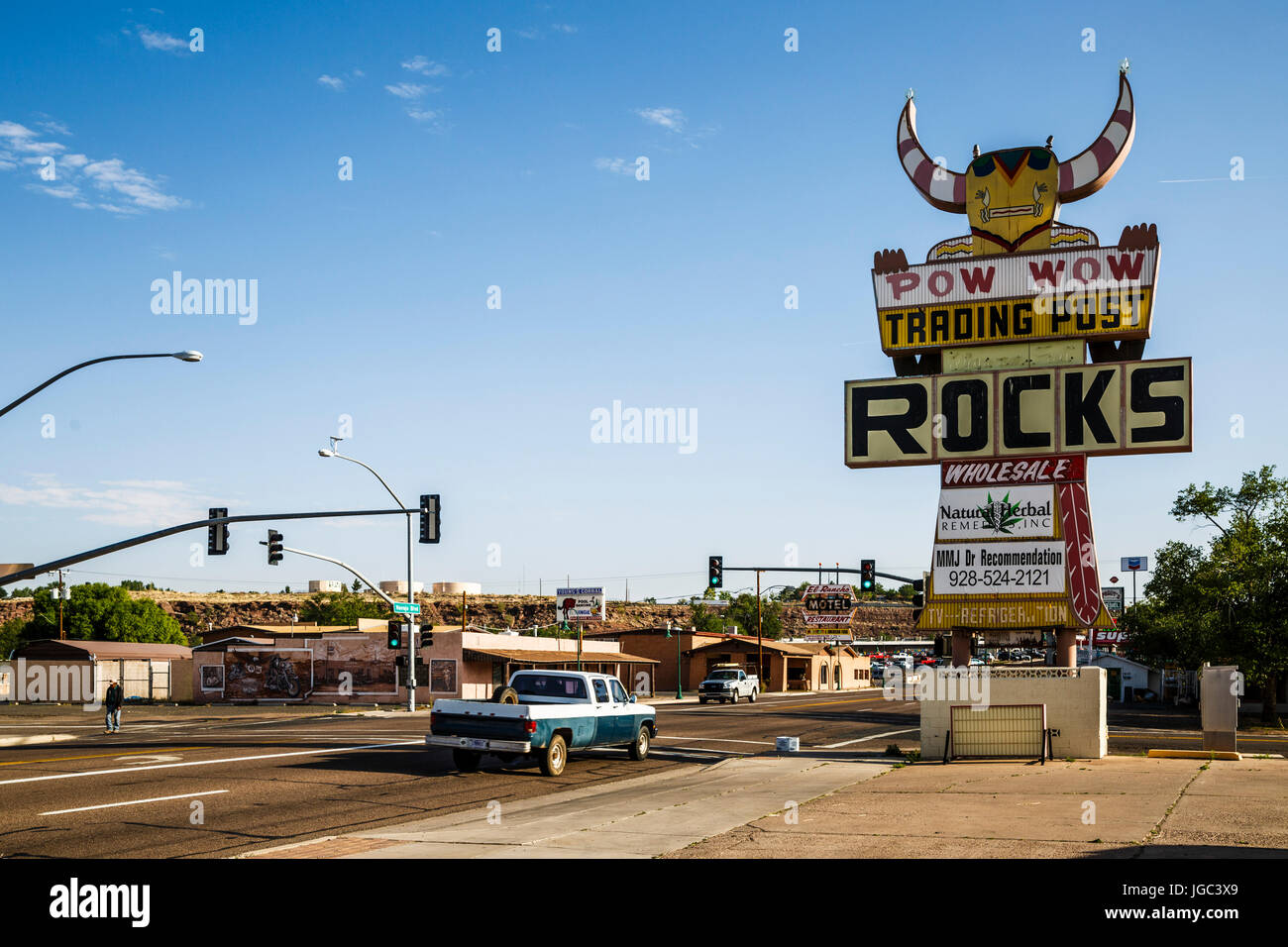 Holbrook, Historic Route 66, Navajo County, Arizona, USA Stock Photo ...