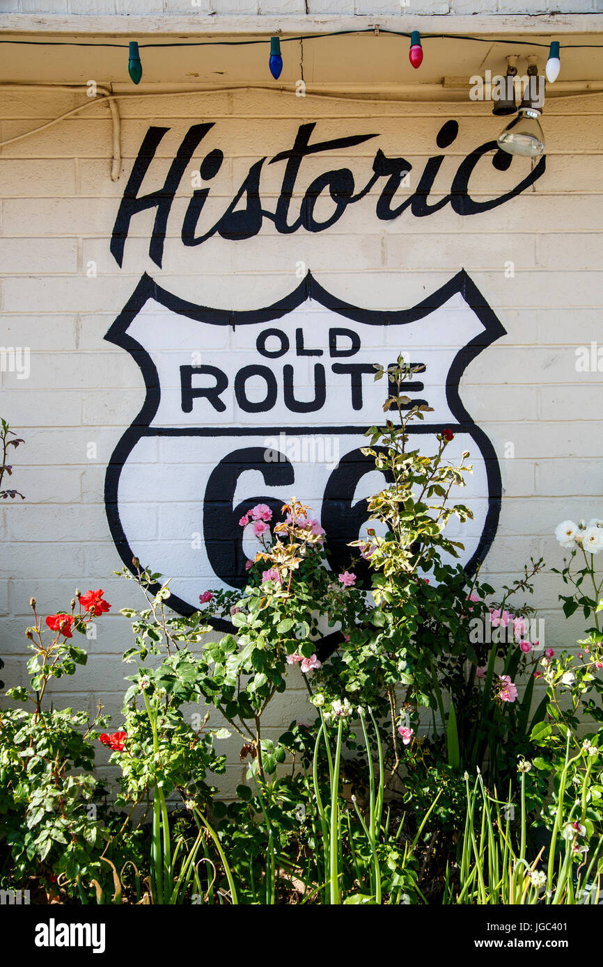 Holbrook, Historic Route 66, Navajo County, Arizona, USA Stock Photo ...