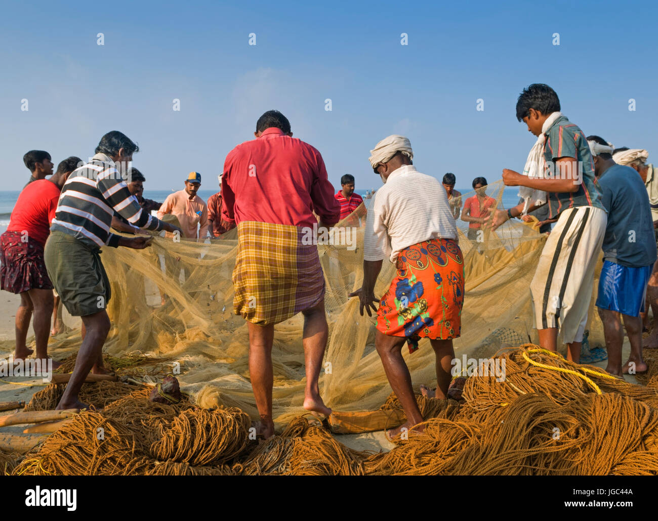 Indian fishing nets hi-res stock photography and images - Alamy