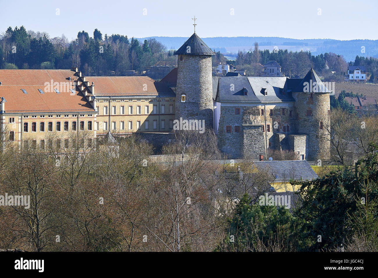 Voigtsberg castle in oelsnitz hi-res stock photography and images - Alamy