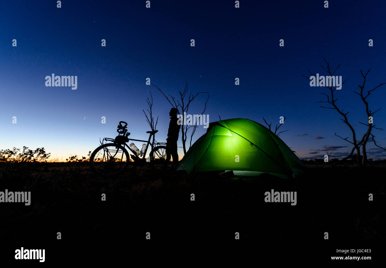 Camping in Australia Stock Photo - Alamy