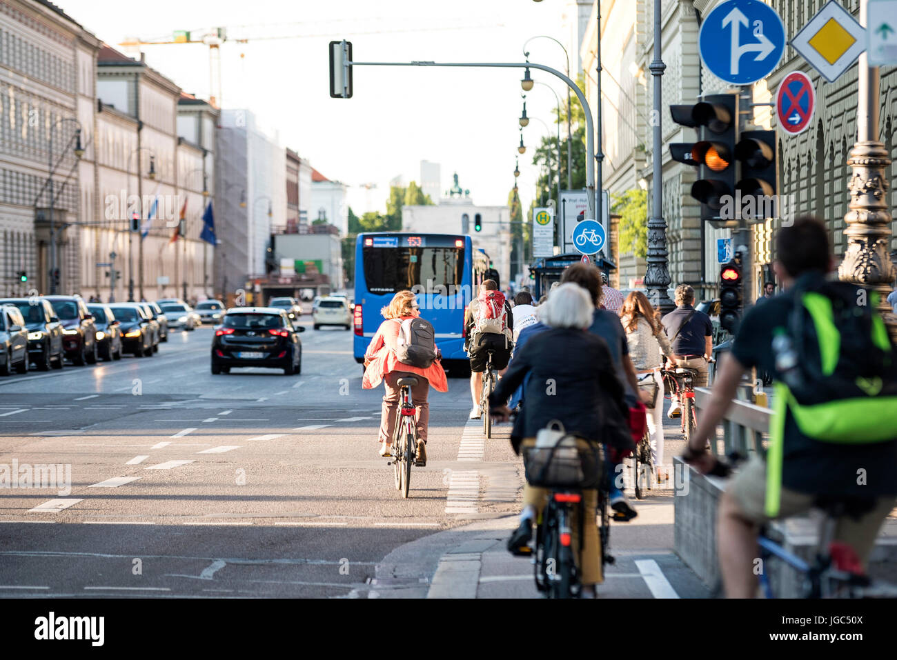 University District - Ludwigstraße, München, Germany Stock Photo - Alamy