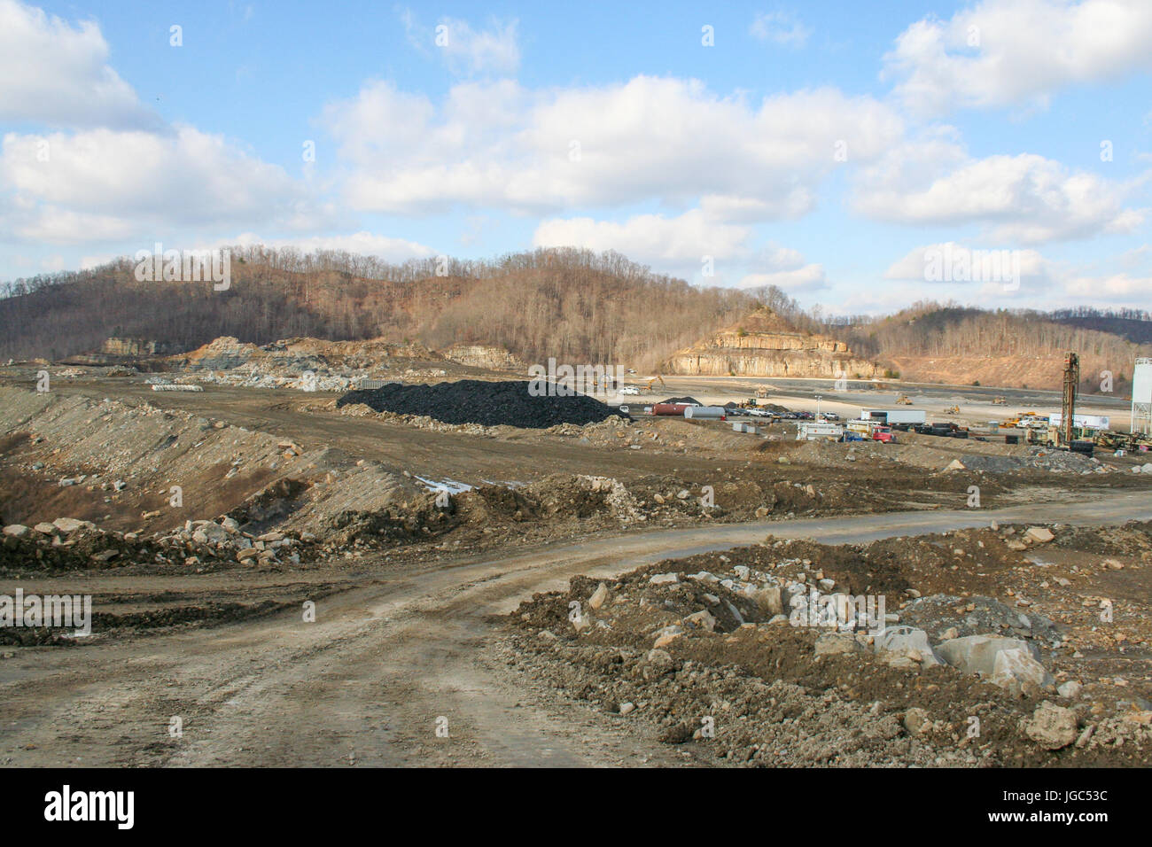 Strip mining coal west virginia hi-res stock photography and images - Alamy