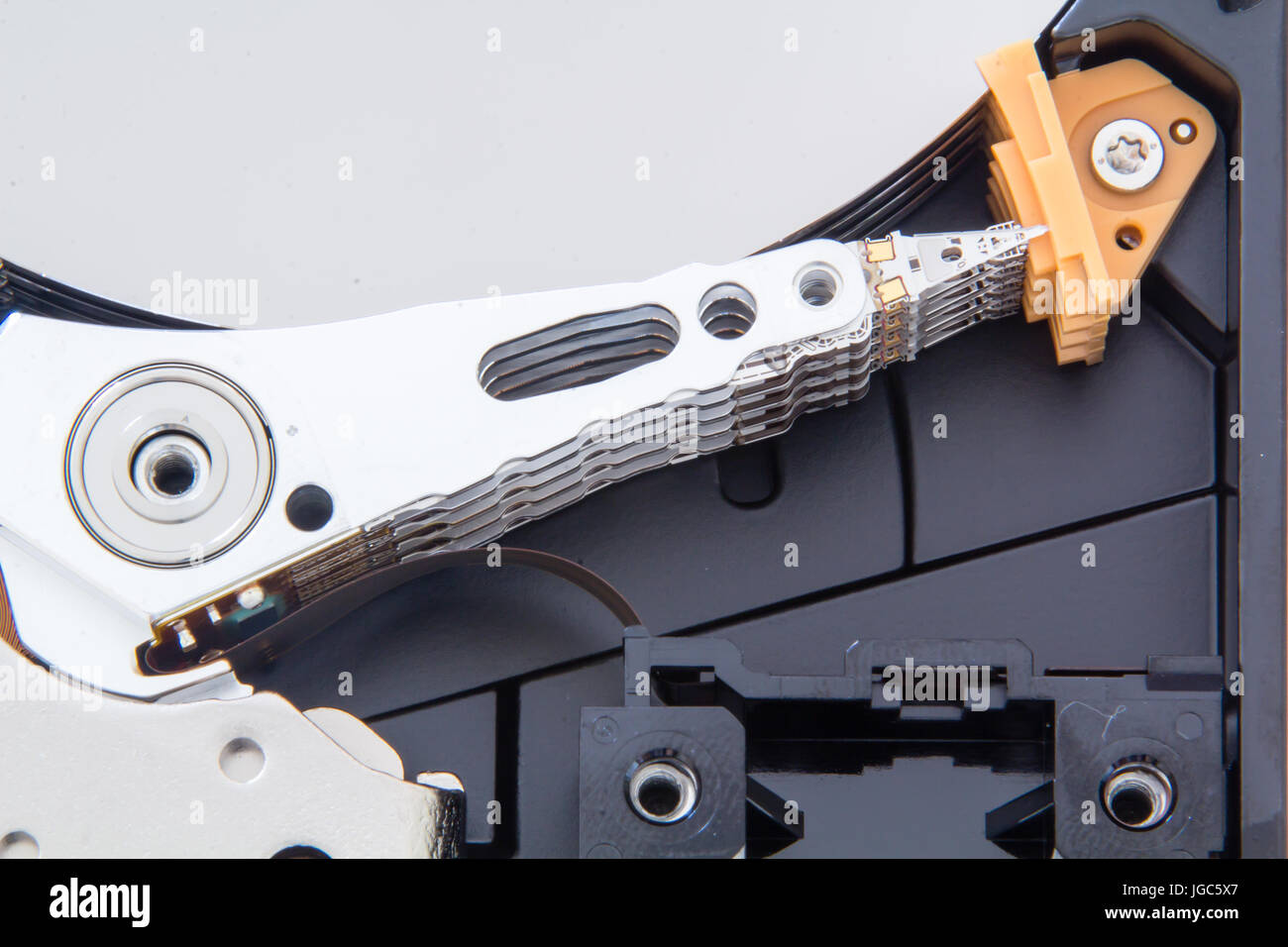 disassembly hard drive disk and its components Stock Photo - Alamy