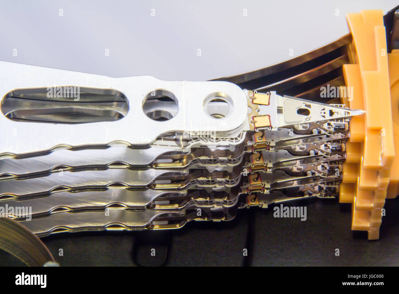 disassembly hard drive disk and its components Stock Photo - Alamy