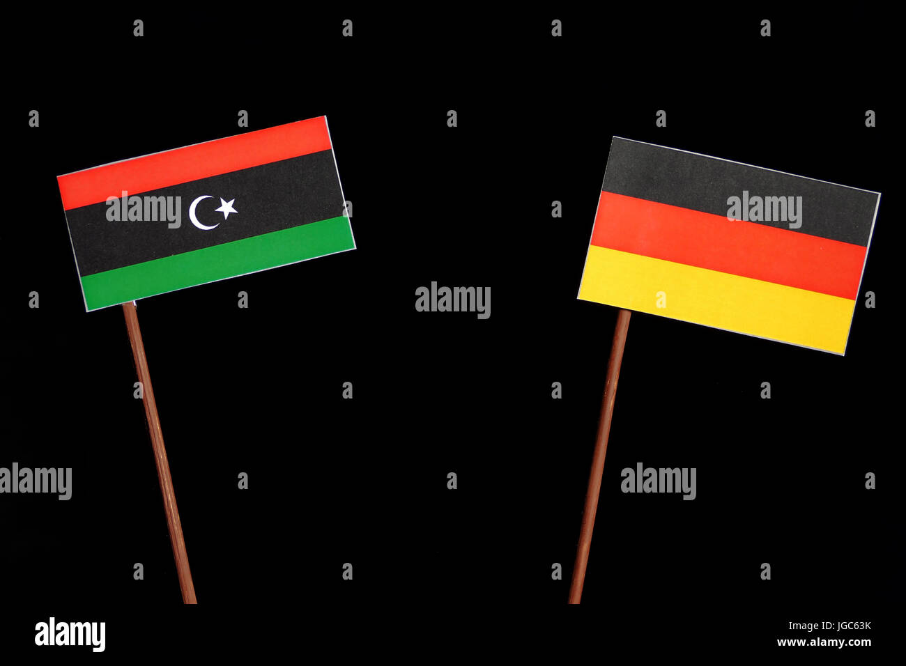 Libya germany flag hi-res stock photography and images - Alamy