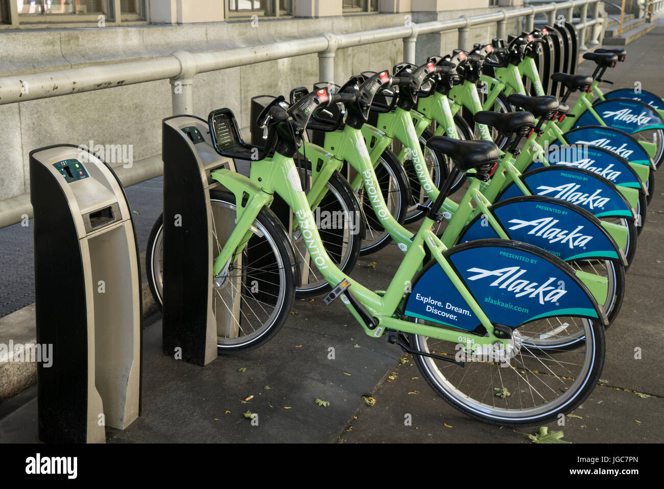 City Biike rental station in Seattle, Washington Stock Photo - Alamy