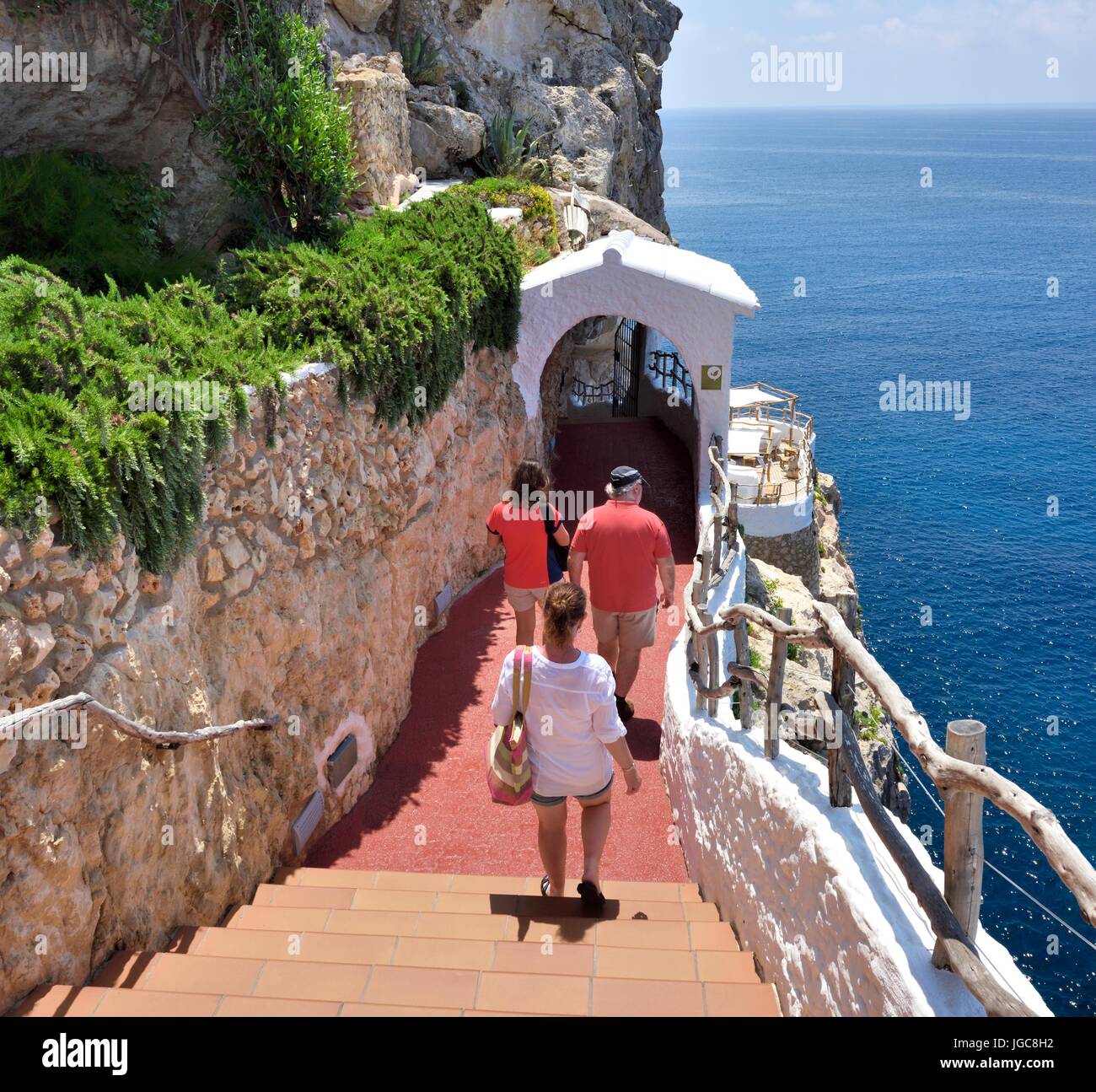 Cova d'en Xoroi Menorca Balearic islands Spain Stock Photo - Alamy