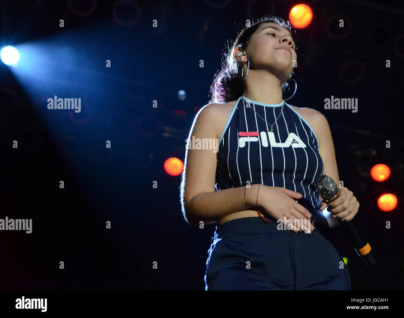 Milwaukee, Wisconsin, USA. 4th July, 2017. Singer songwriter Alessia ...