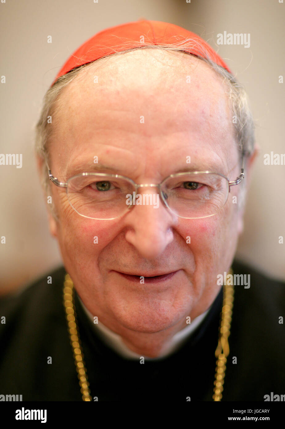 Cardinal Joachim Meisner, archbishop of Cologne, talks at a press ...