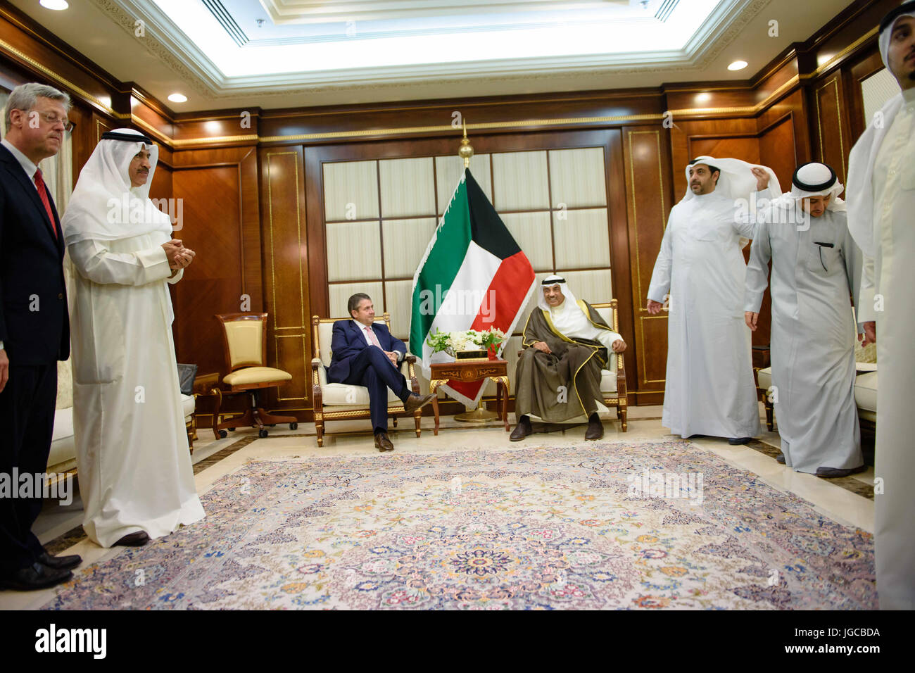 Kuwait City, Kuwait. 5th July, 2017. German foreign minister Sigmar ...