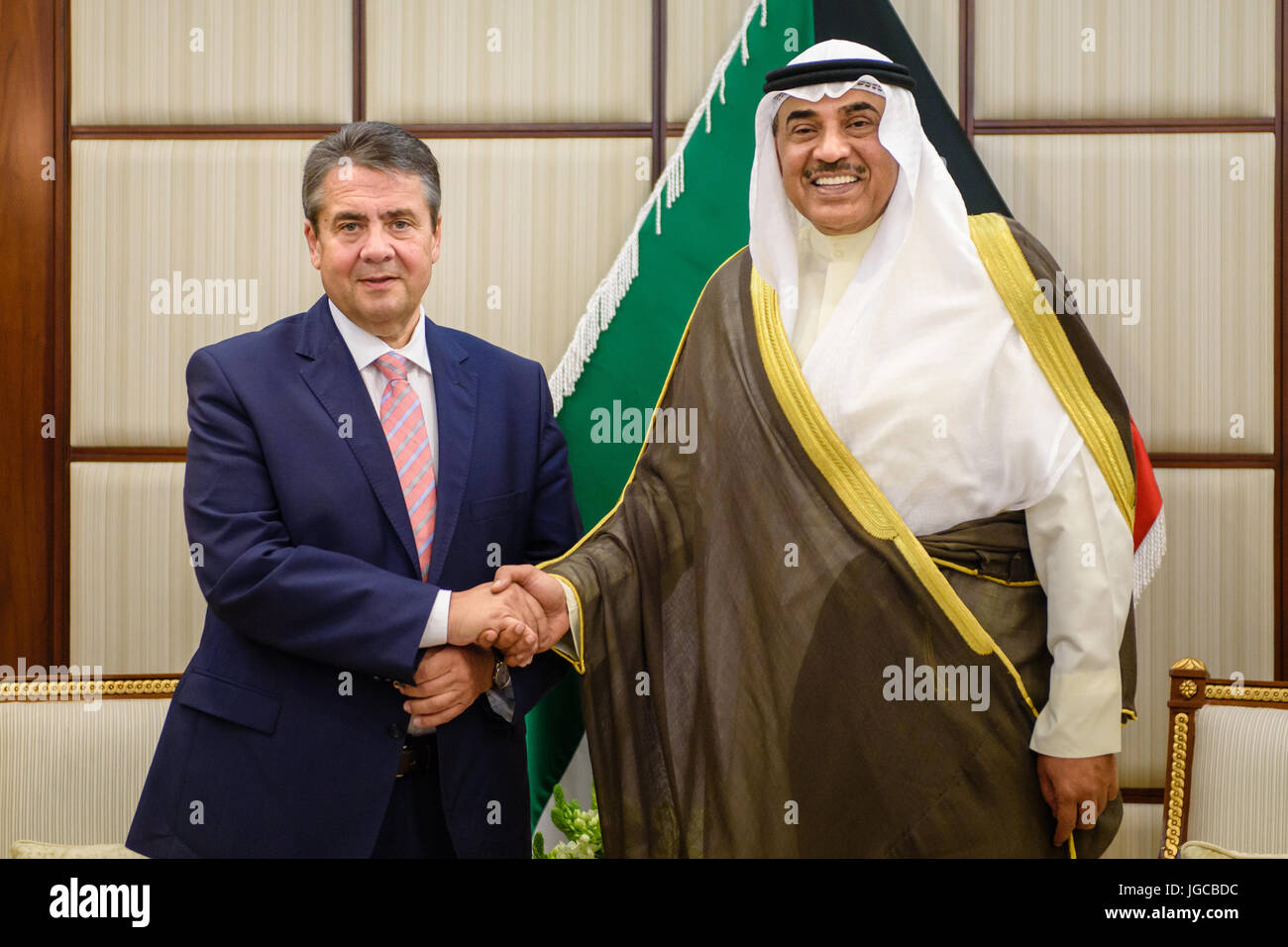 Kuwait City, Kuwait. 5th July, 2017. German foreign minister Sigmar ...