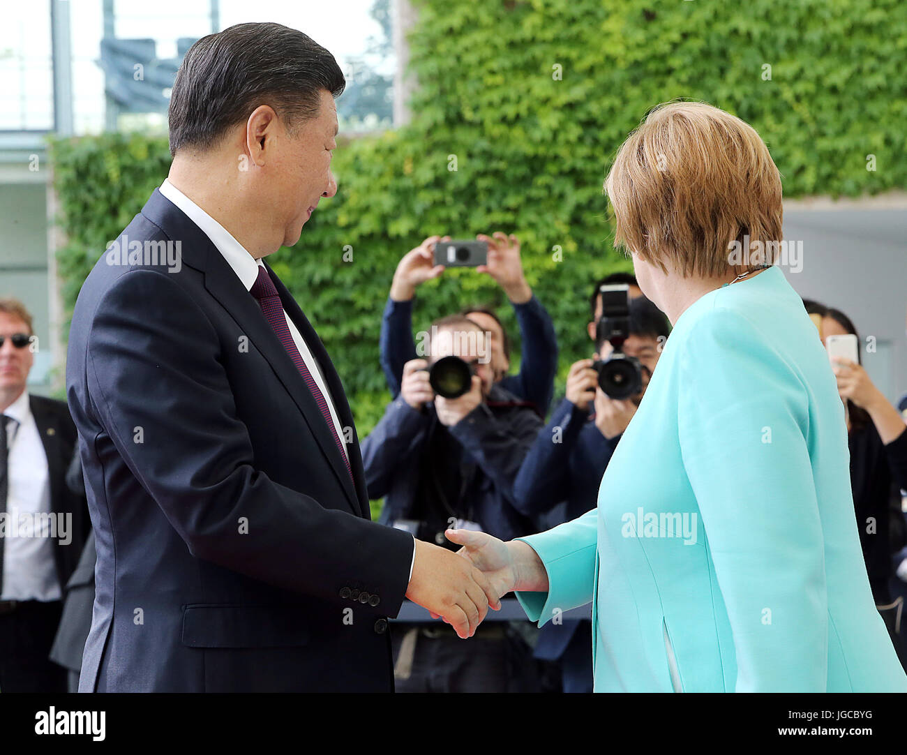 Berlin, Germany. 5th July, 2017. German chancellor Angela Merkel (CDU ...