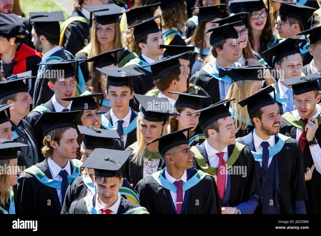 Uk student graduate wearing academic gown hi-res stock photography and ...