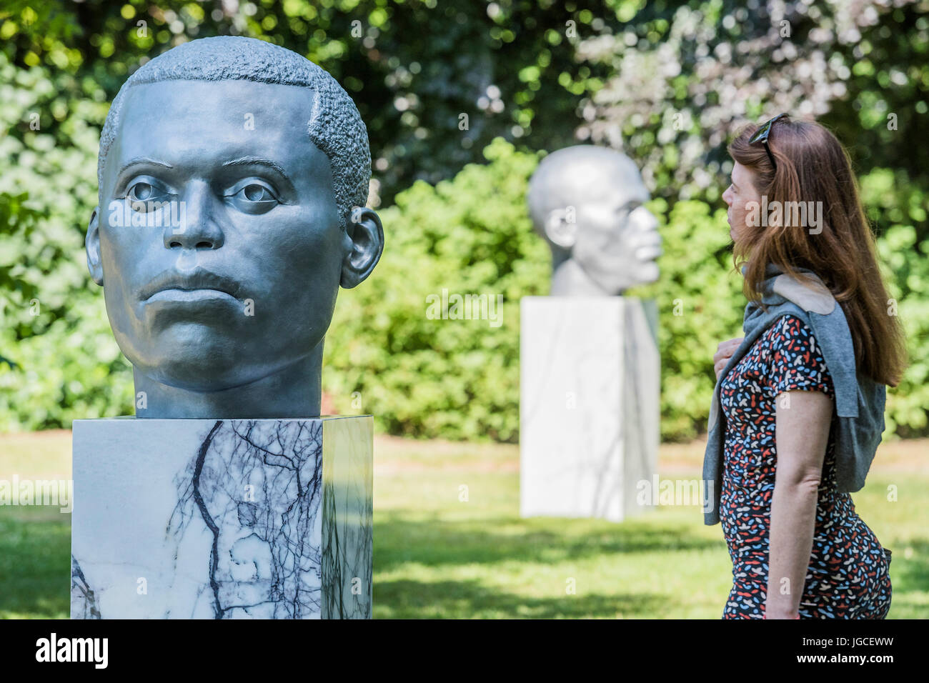 London, UK. 5th Jul, 2017. Thomas J Price, Numen (Shifting Votive One ...