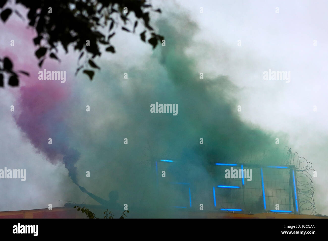 Smoke markers hi-res stock photography and images - Alamy