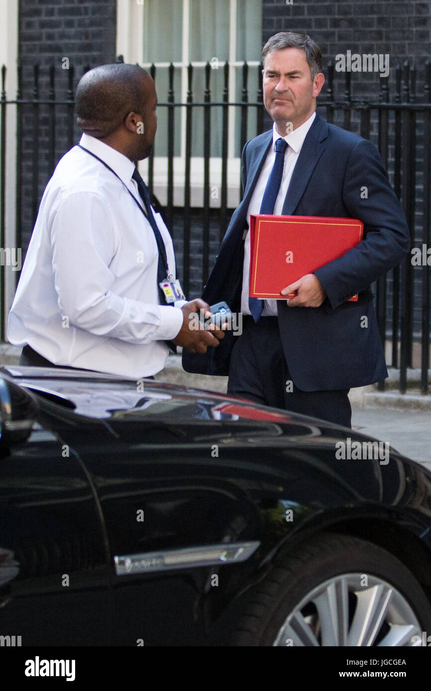 London, UK. 5th July, 2017. David Gauke MP, Secretary of State for Work ...