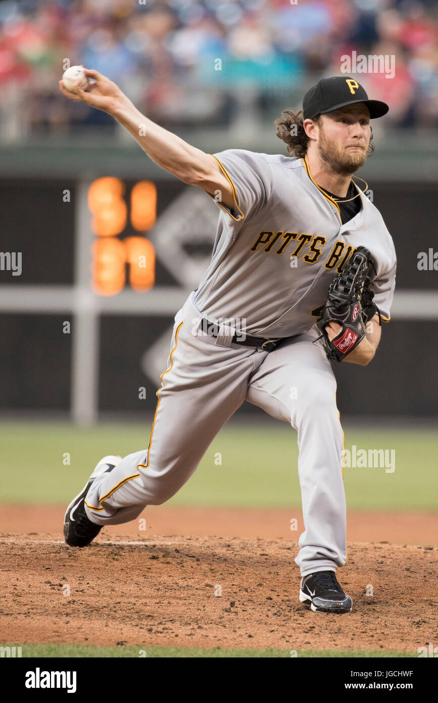 Pittsburgh pirates starting pitcher gerrit cole 45 hi-res stock ...