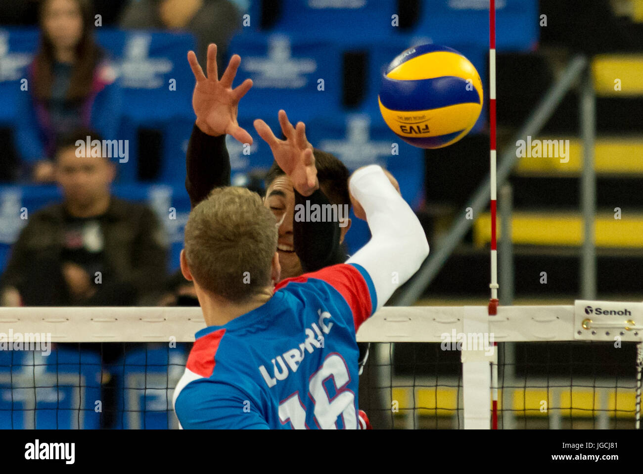 Curitiba, Brazil. 05th July, 2017. Drazen Luburic during World League ...