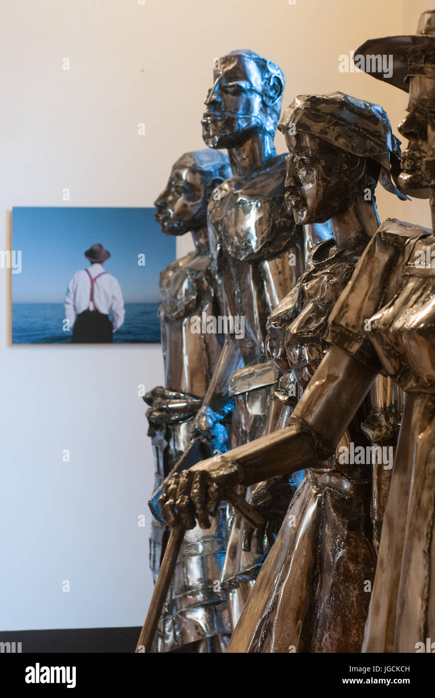 Venice, Italy. 05th July, 2017. The Diaspora pavilion, where there are ...