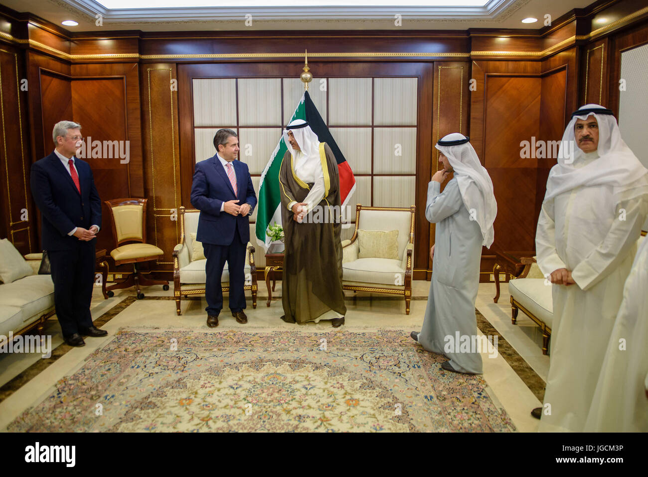 Kuwait City, Kuwait. 5th July, 2017. German foreign minister Sigmar ...