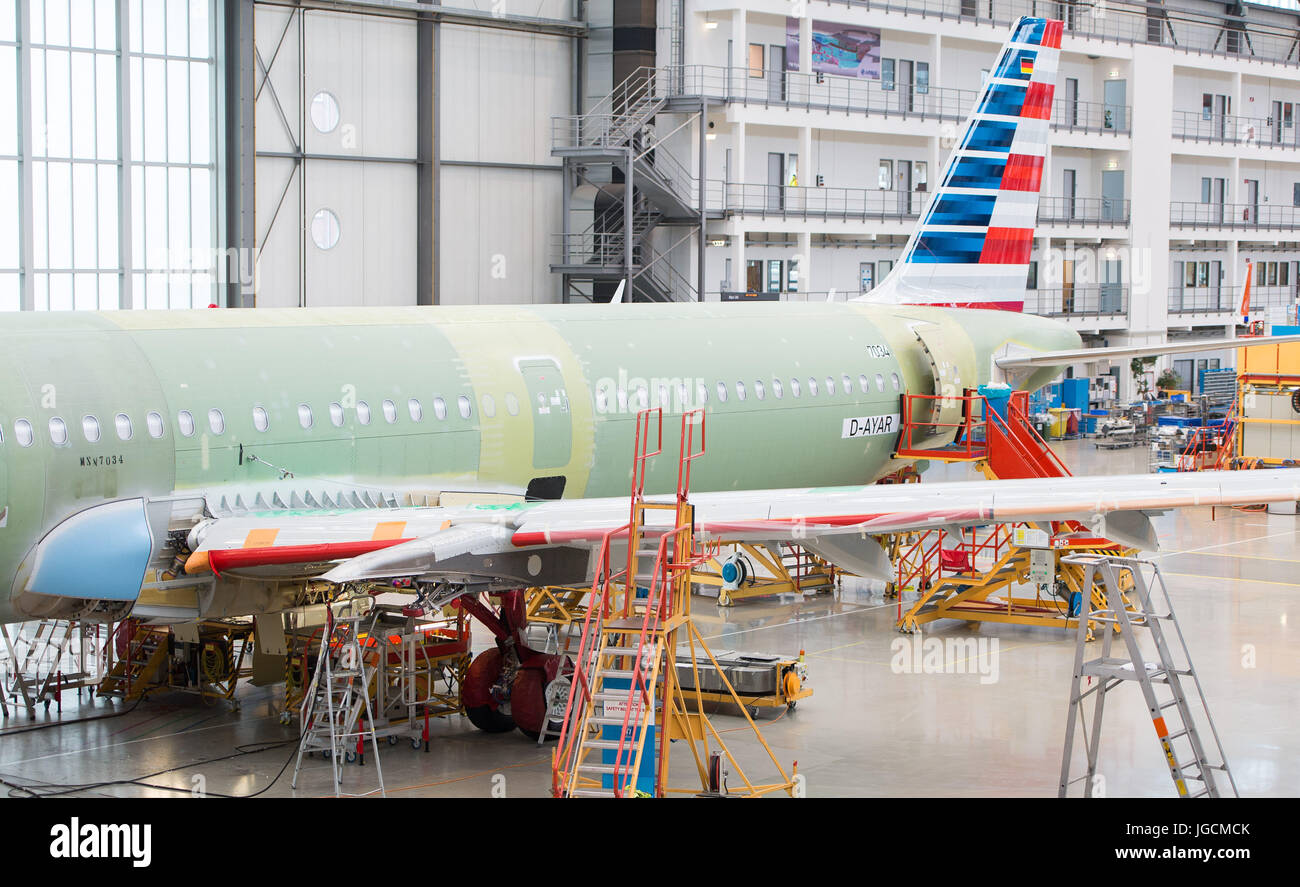 Hamburg, Germany. 12th Feb, 2016. FILE - An Airbus A320 plane is built ...