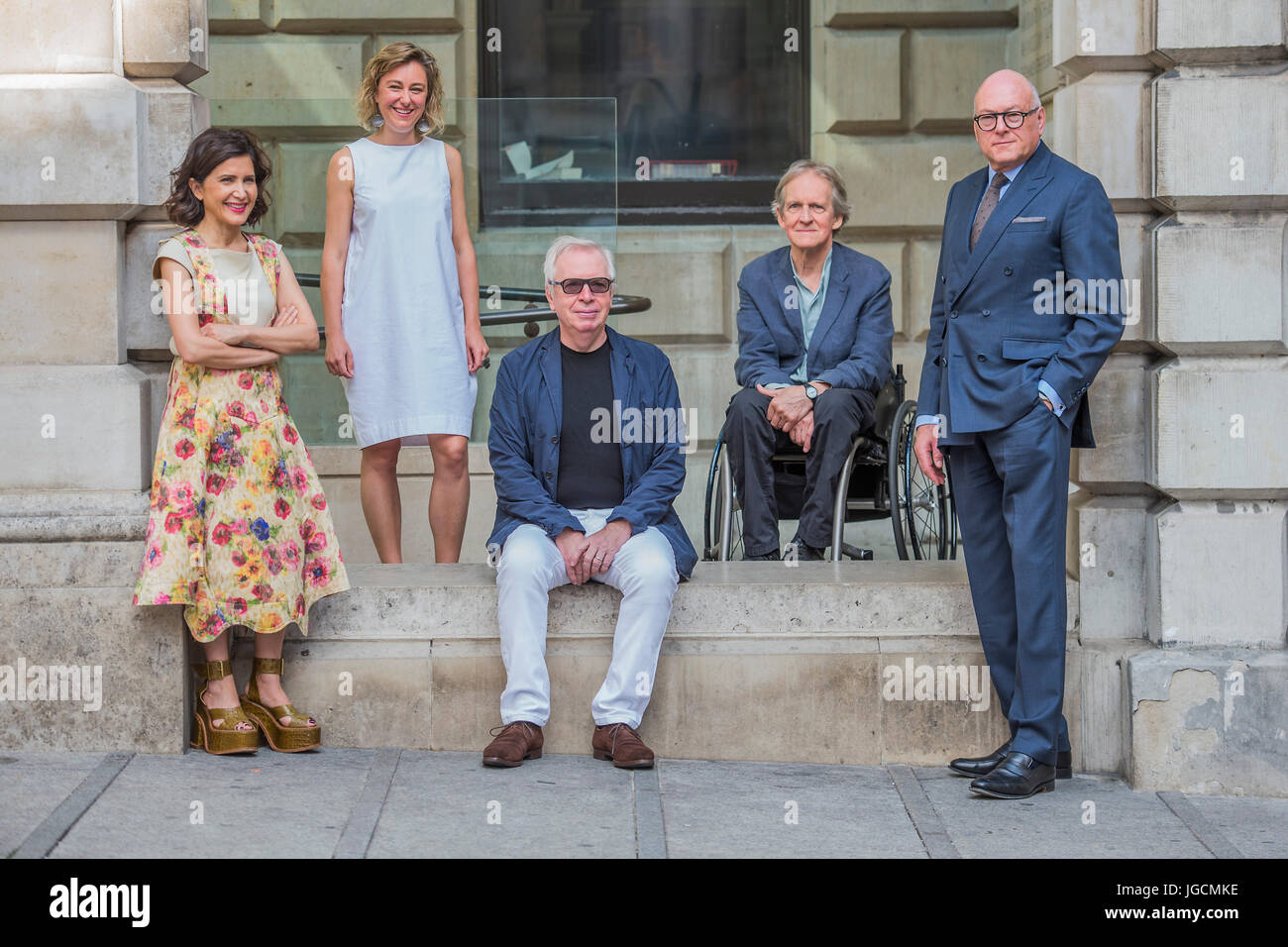 London, UK. 6th July, 2017. Lloyd Dorfman CBE (R) is joined by leading ...